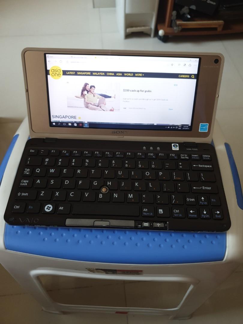 Rare Sony Pocket size laptop VGN-P25G, Computers & Tech, Laptops ...