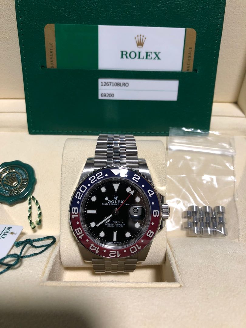 LNIB Rolex Pepsi 216710 BLRO - Aug 2018, Luxury, Watches on Carousell