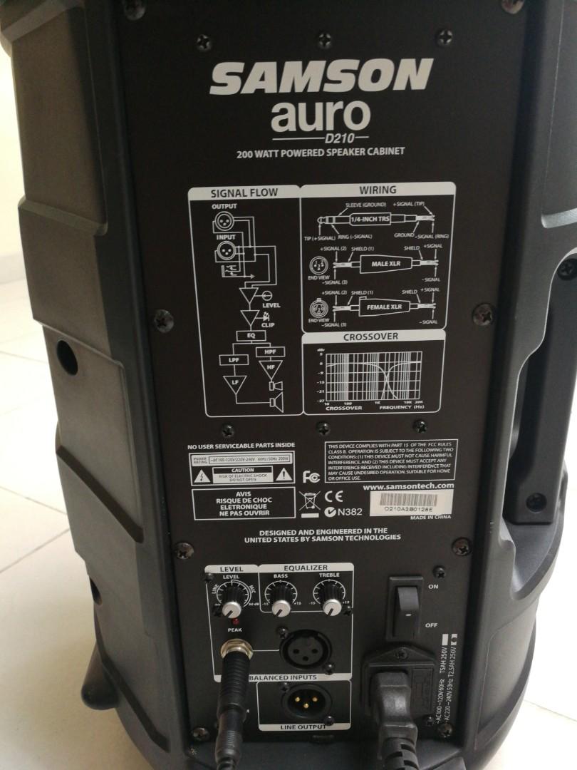 Samson speakers, Audio, Soundbars, Speakers & Amplifiers on Carousell