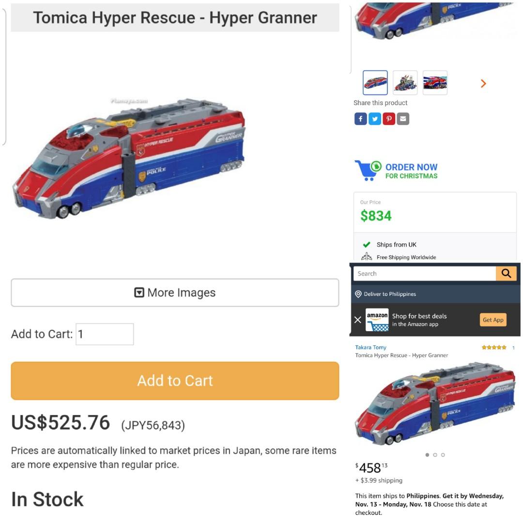 Tomica Hyper Rescue - Hyper Granner (Takara Tomy), Hobbies & Toys, Toys ...