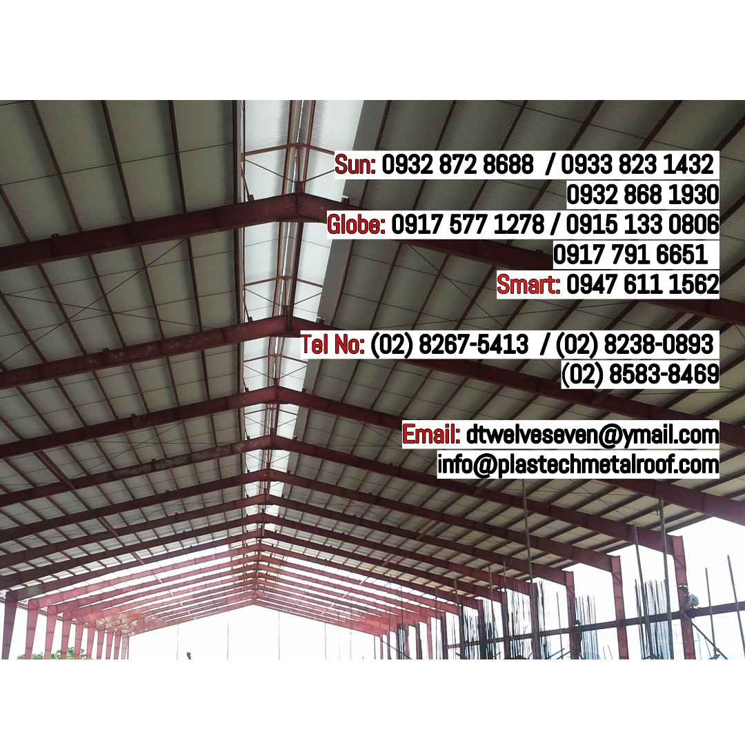 Corrugated High Impact Resistant Roof for Warehouse, Commercial ...
