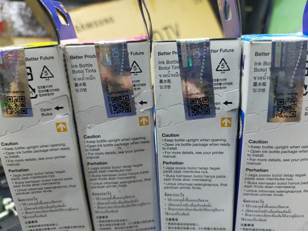 Epson Ink 003 Original and Not Expired for L1110 L 3100 L3101 L3110 ...