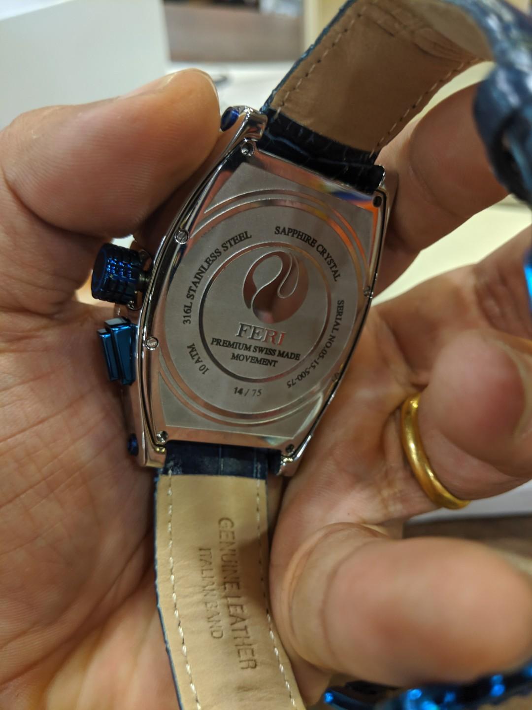 FERI watch, Mobile Phones & Gadgets, Wearables & Smart Watches on Carousell