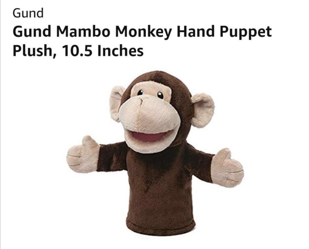GUND Plush Hand Puppet, Hobbies & Toys, Toys & Games on Carousell