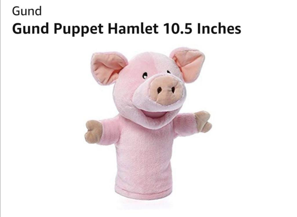 GUND Plush Hand Puppet, Hobbies & Toys, Toys & Games on Carousell