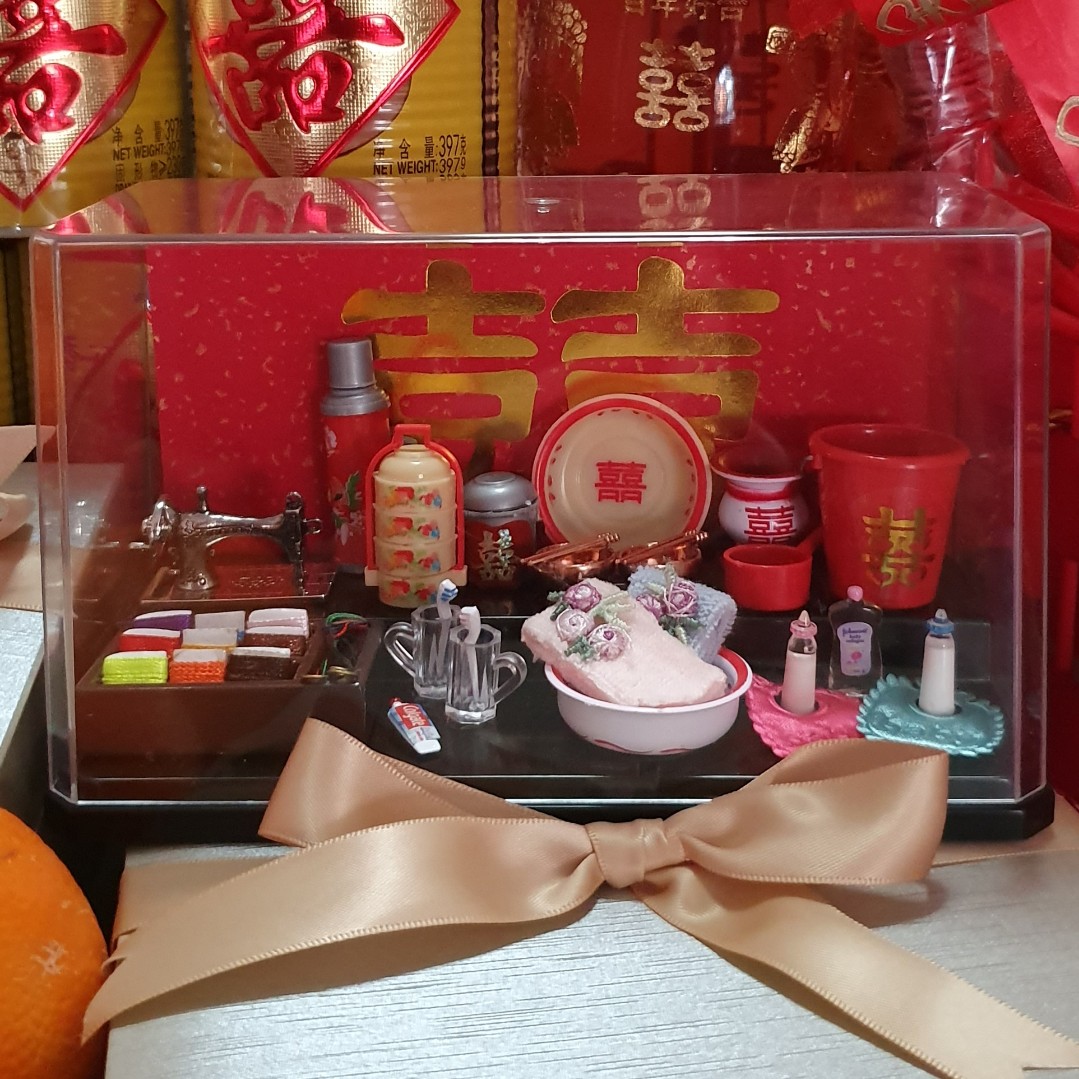 Guo Da Li/ Jia Zhuang Dowry Miniature Set, Hobbies & Toys, Stationery ...