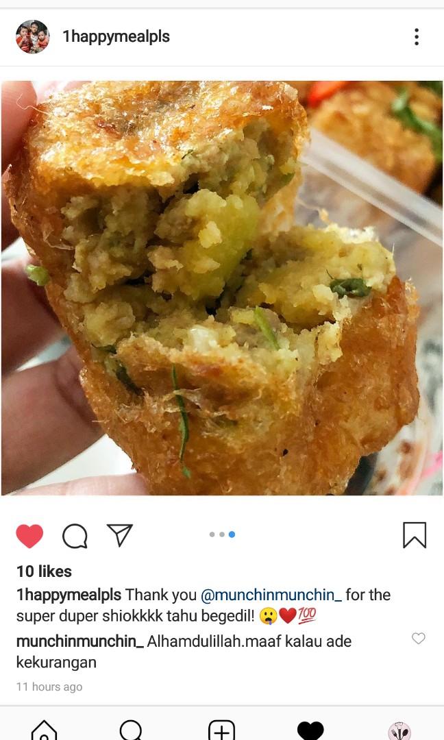 Halal Tahu bergedil daging, Food & Drinks, Local Eats on Carousell