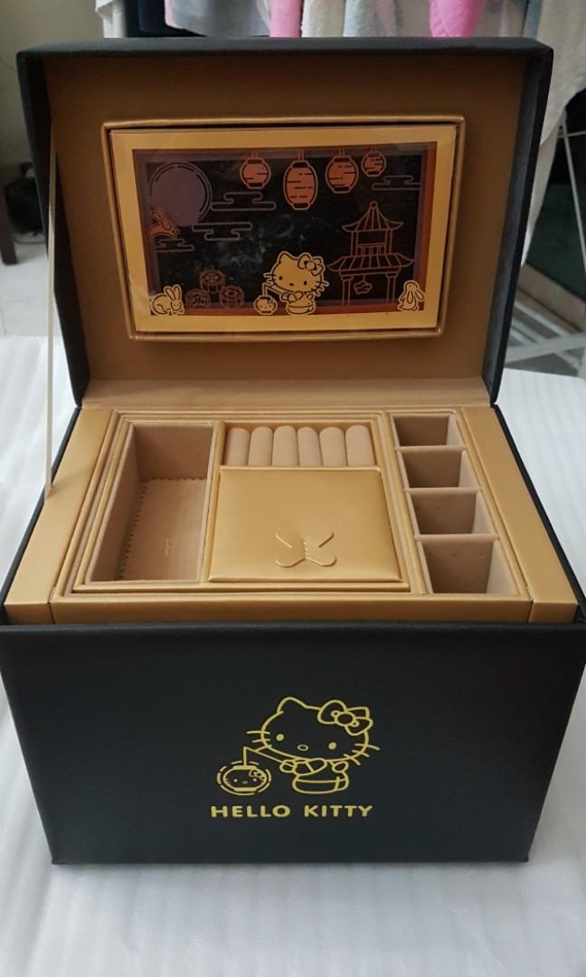 Hello Kitty PU Leather Jewellery Box, Everything Else on Carousell