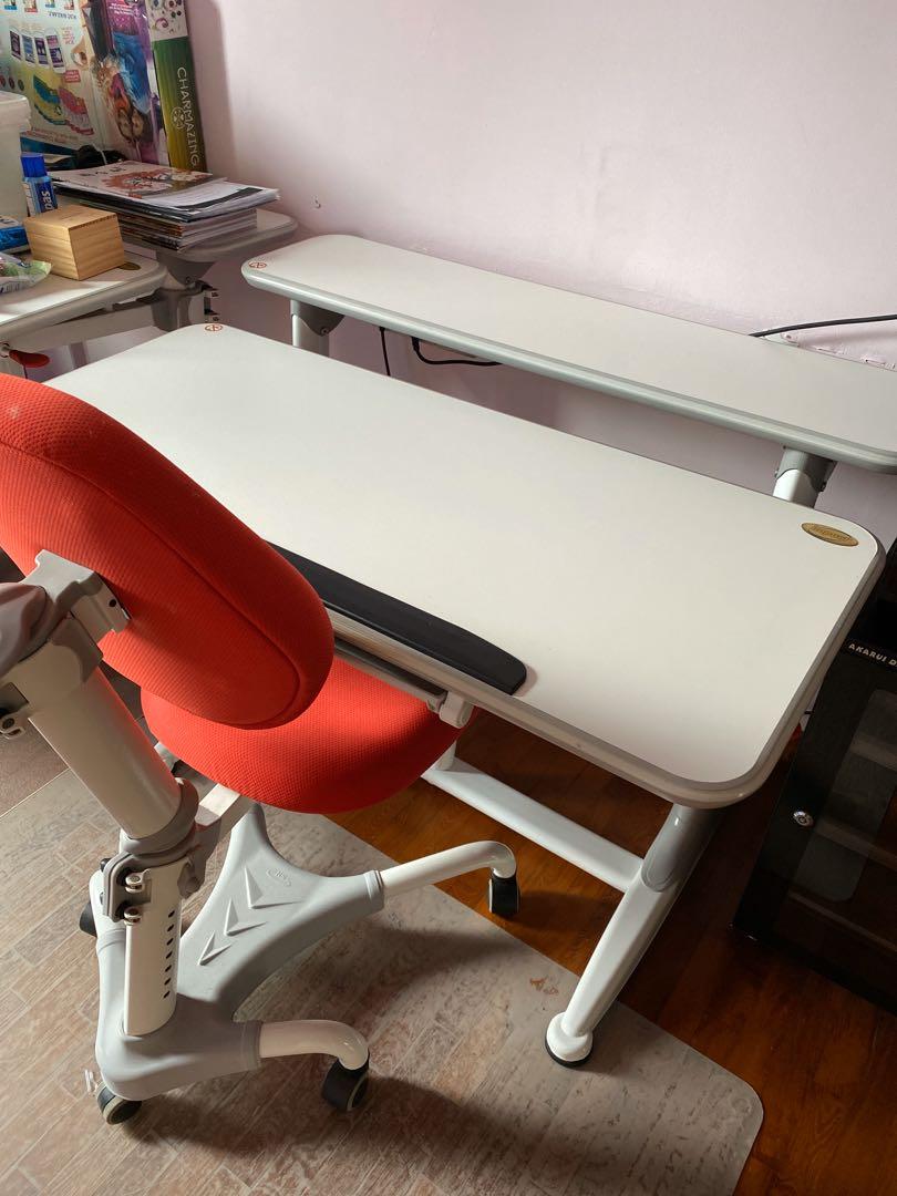 Impact Ergonomic Growing Desk (White), Furniture & Home Living ...