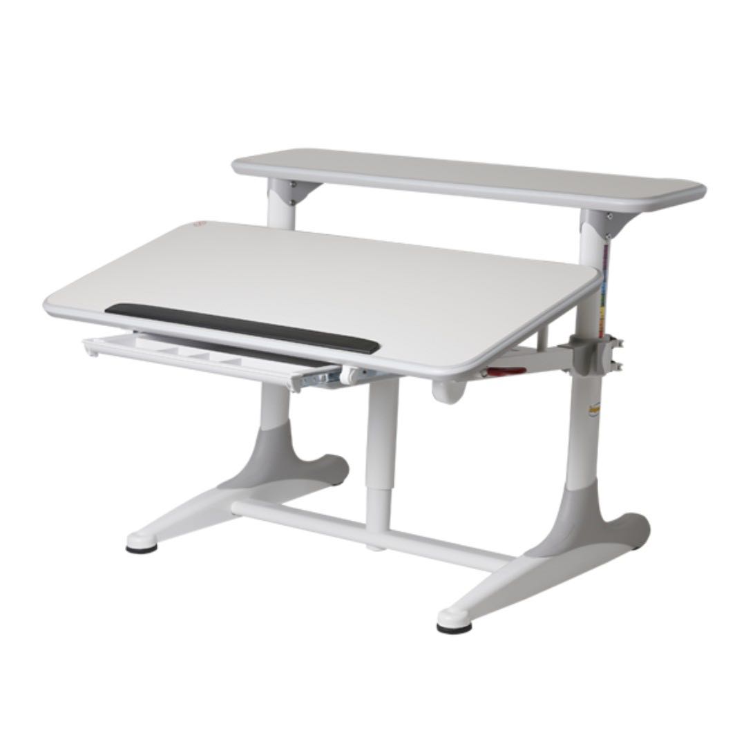 Impact Ergonomic Growing Desk (White), Furniture & Home Living ...