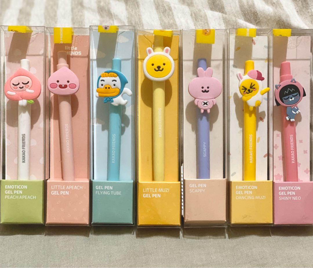 [Korea] Kakao Friends Gel Pen, Hobbies & Toys, Stationery & Craft ...
