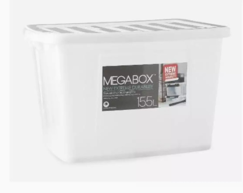 Megabox storage box 155 liters, Furniture & Home Living, Home ...