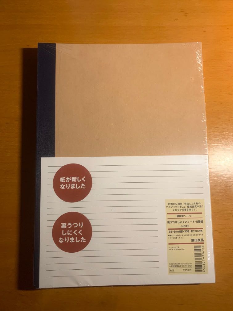 Muji Notebooks, Hobbies & Toys, Stationery & Craft, Stationery & School ...