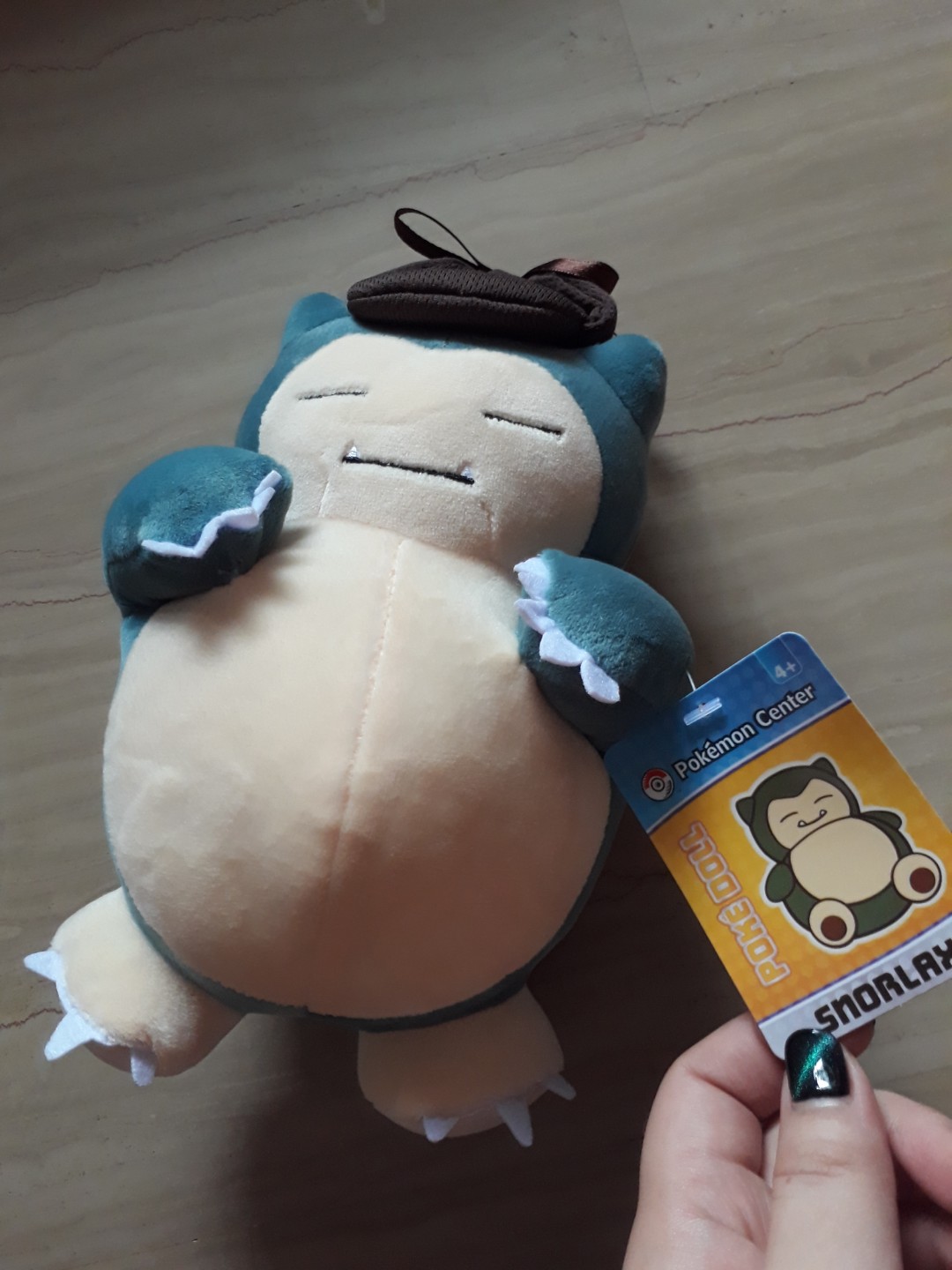 New cute pokemon lazy big fat detective snorlax sleepy sleeping blue ...