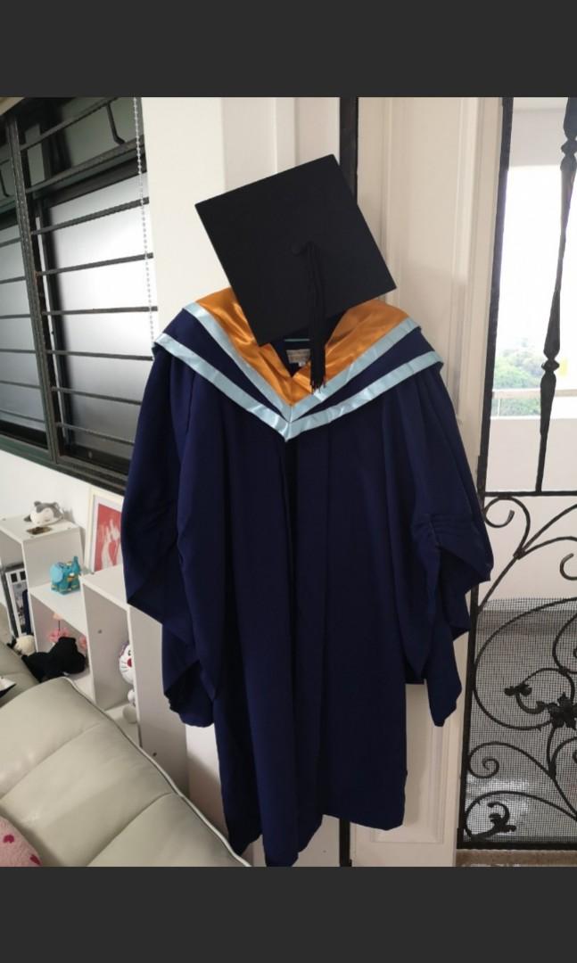NTU Business School Graduation Gown, Men's Fashion, Tops & Sets, Formal ...