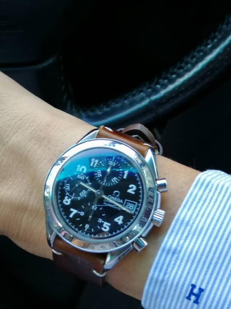 Omega Speedmaster Arabic Numeral Dial very rare Military look 39.5mm ...