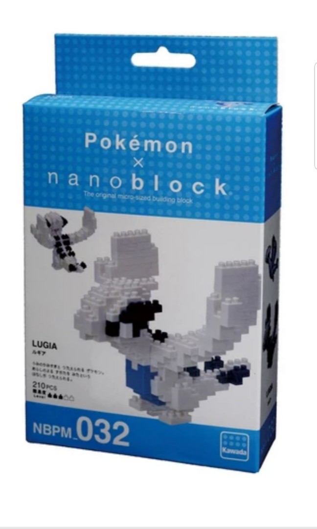 Pokemon Nanoblock - Lugia, Toys & Games, Bricks & Figurines on Carousell