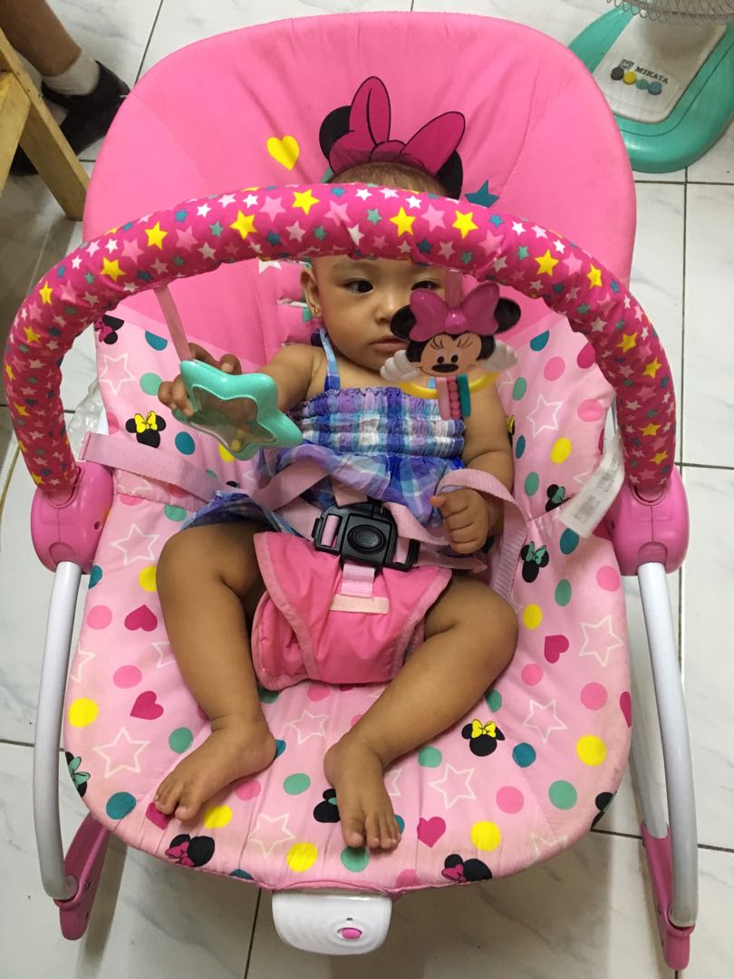 Preloved disney character baby rocker, Babies & Kids, Going Out, Other ...