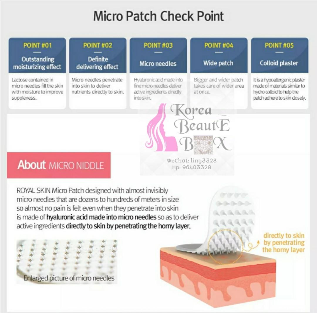 ROYAL SKIN Micro Patch (Eye & Laugh Lines) [4 Pack/4Pairs], Beauty ...