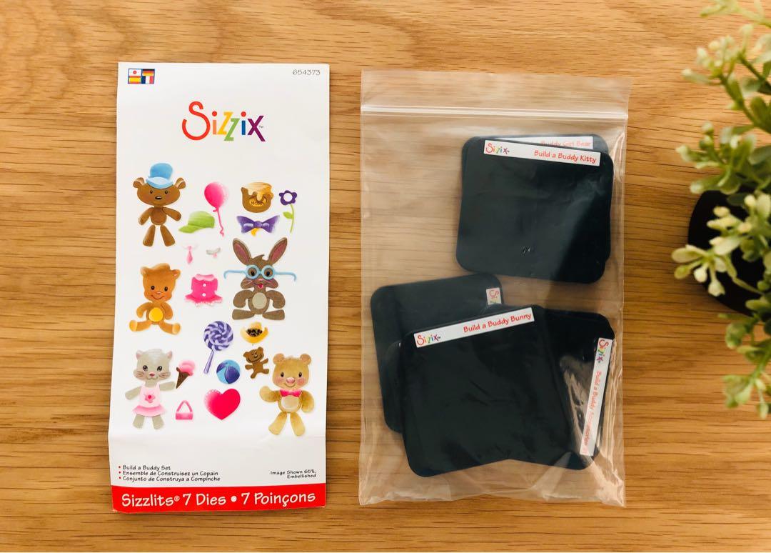 Sizzix Sizzlits Dies - Build a Buddy set, Hobbies & Toys, Stationery ...