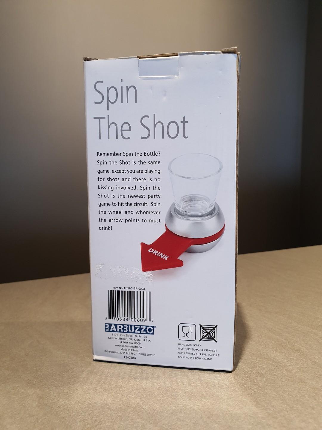 Spin The Shot - Drinking Game, Furniture & Home Living, Kitchenware ...