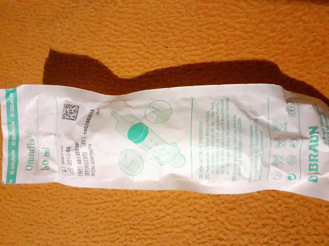 Spuit sonde untuk masukan makanan, Kesehatan & Kecantikan, Parfum, Kuku ...