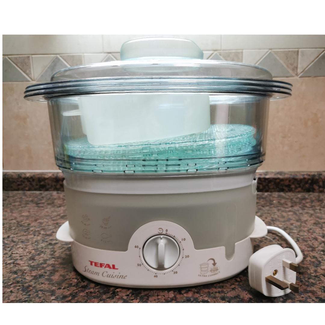 Tefal Ultra Compact VC100215 Steamer, 3 Tier, TV & Home Appliances ...