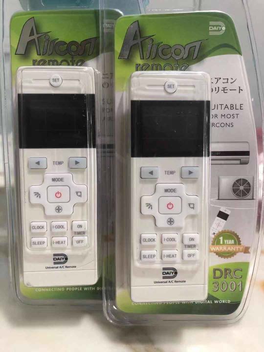 Universal Aircon Remote Control, TV & Home Appliances, Air Conditioners ...