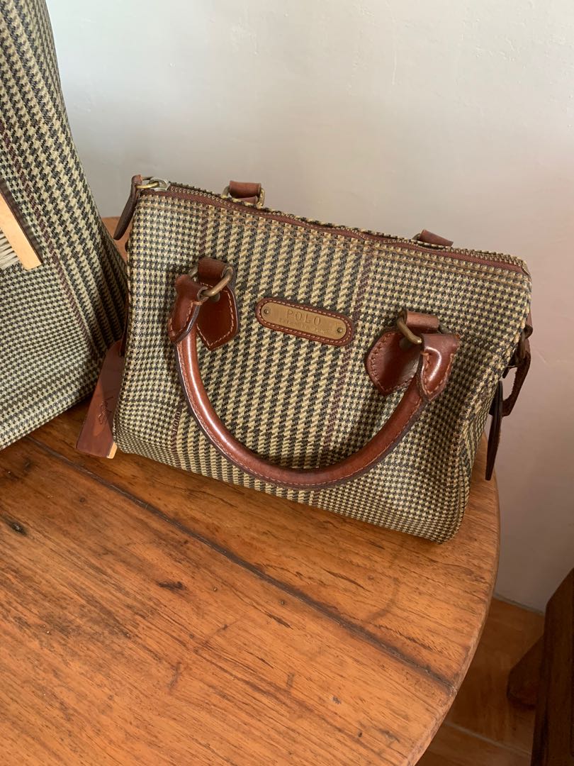 Vintage RL doctor bag brown, Women's Fashion, Bags & Wallets, Beach ...
