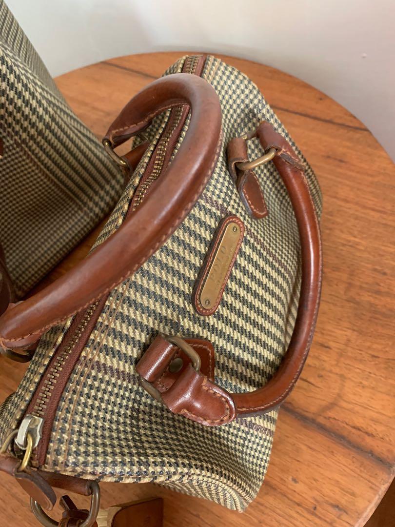 Vintage RL doctor bag brown, Women's Fashion, Bags & Wallets, Beach ...