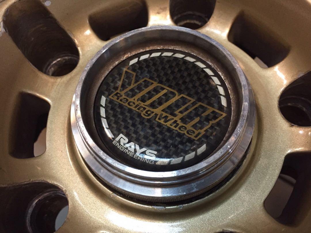 18 GTC Gold Rays Engineering rim made in japan, Auto Accessories on ...