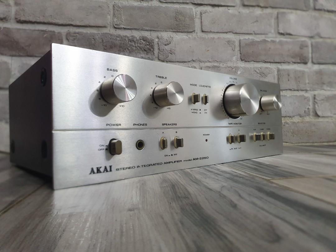 1978 - 1980 vintage Akai Stereo Integrated Amplifier am-2250 amp hifi ...