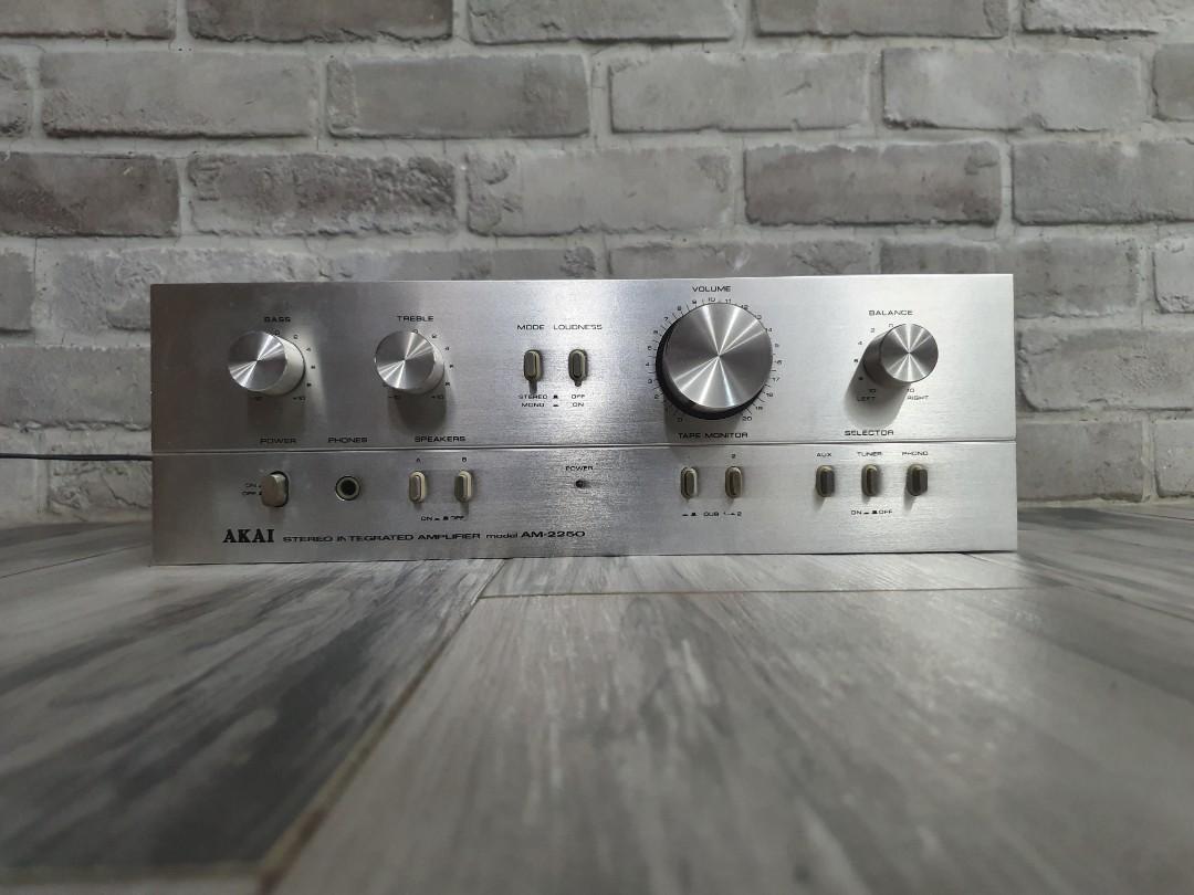 1978 - 1980 vintage Akai Stereo Integrated Amplifier am-2250 amp hifi ...