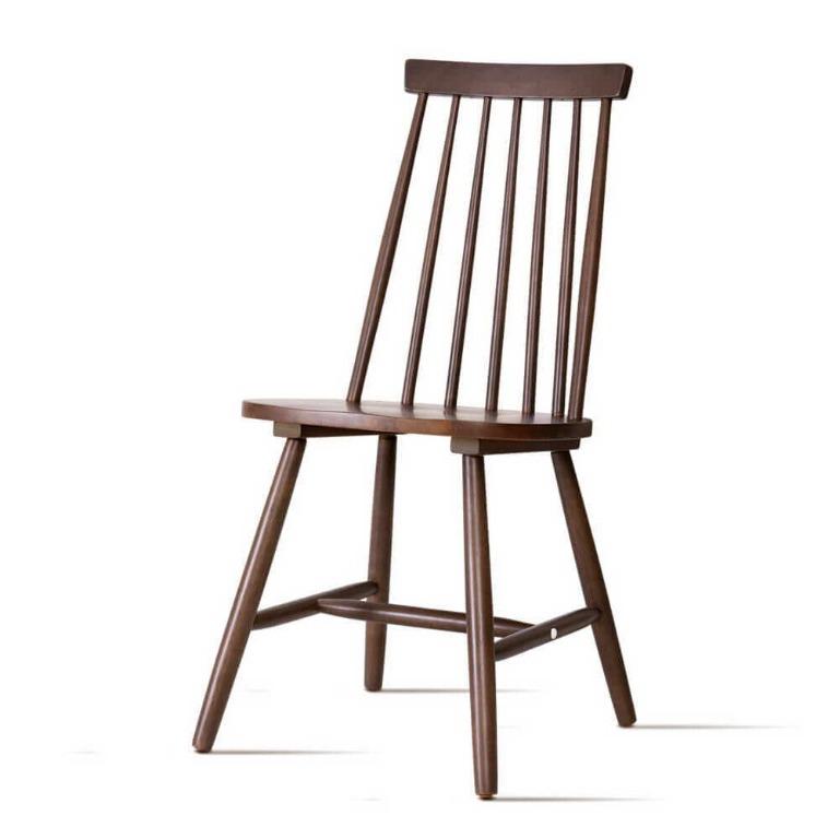 2x Artiss Dining Chairs Kitchen Chair Rubber Wood Retro Cafe Brown ...