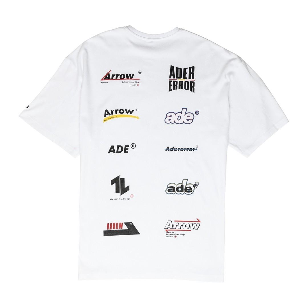 Ader Error Array Tee - White, Men's Fashion, Tops & Sets, Tshirts & Polo Shirts on Carousell