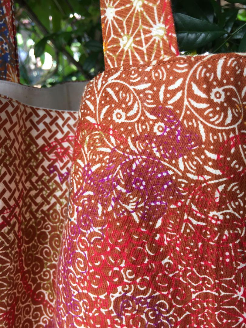 Batik tote bag, Hobbies & Toys, Stationery & Craft, Handmade Craft on ...
