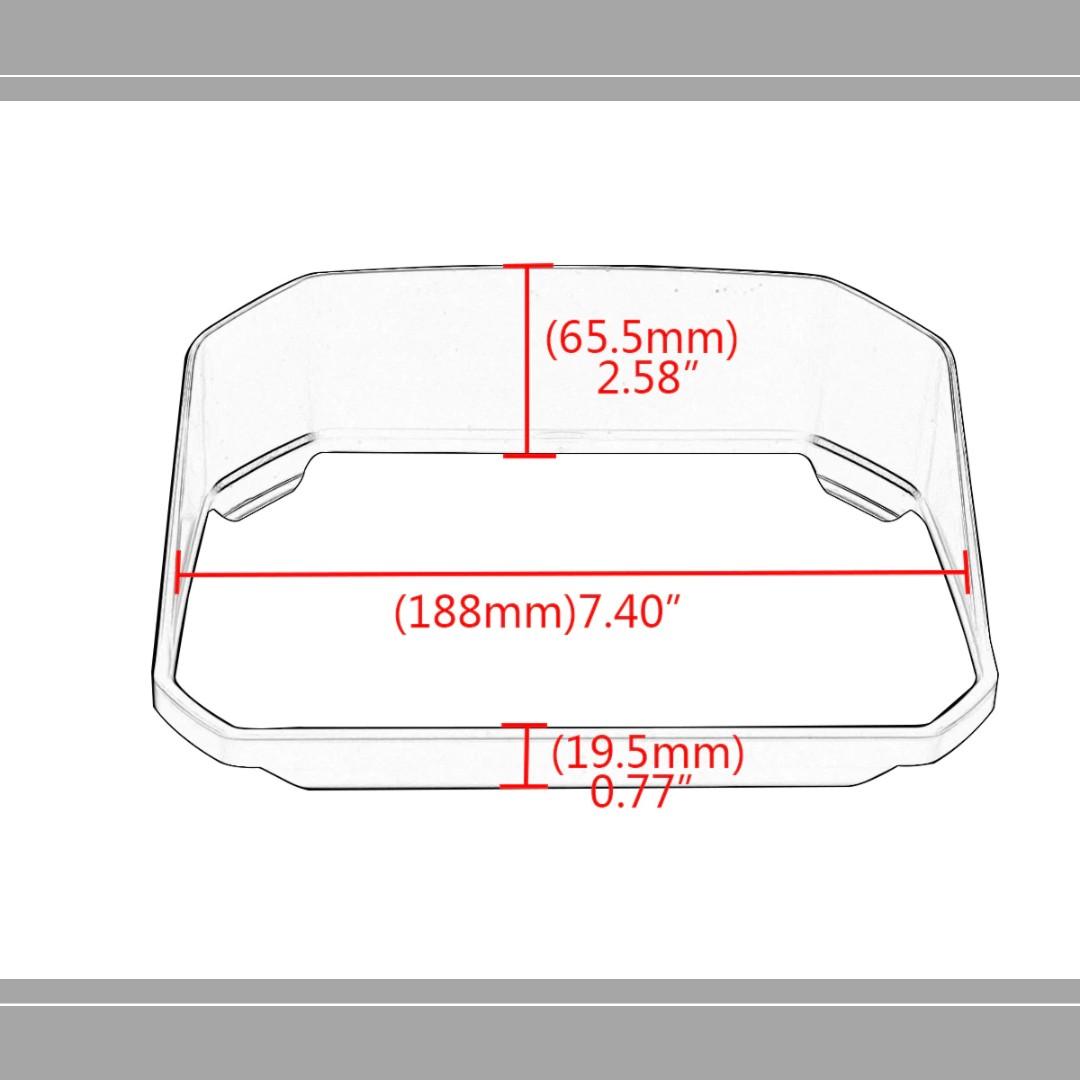 BMW R1200GS R1250GS F850GS Sun Visor Instrument Cover, Motorcycles ...