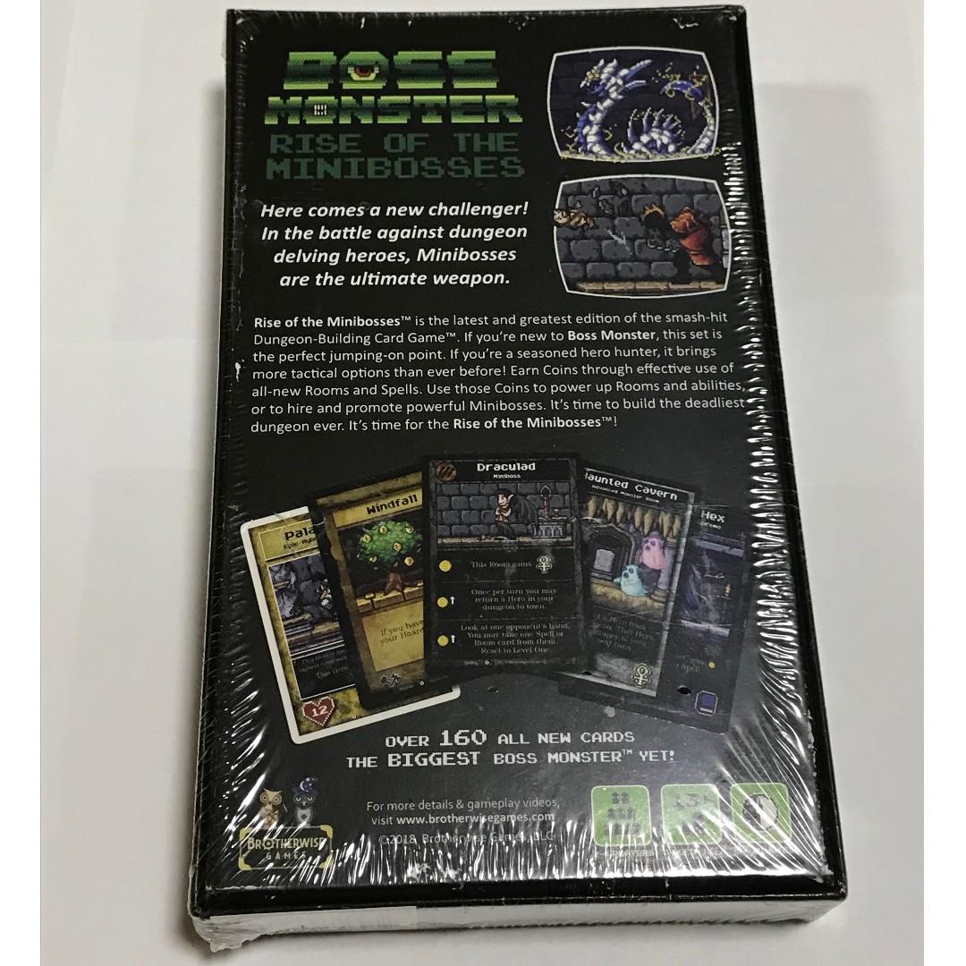 Boss Monsters: Rise of the Minibosses Boardgame, Hobbies & Toys, Toys ...