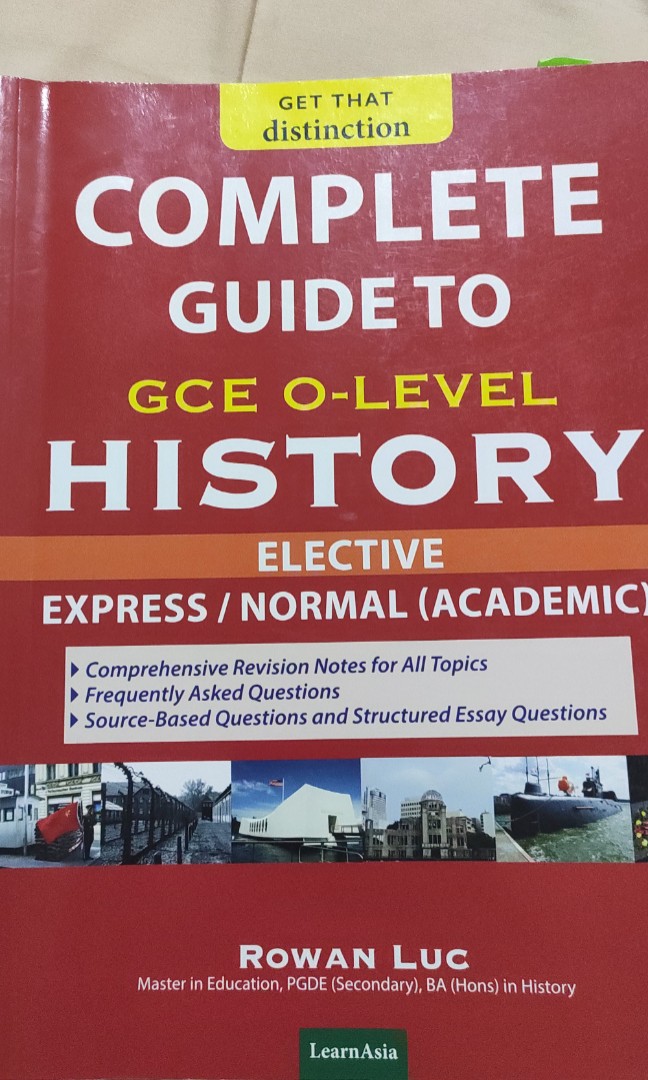 Complete Guide To GCE O-Level History Elective, Books & Stationery ...
