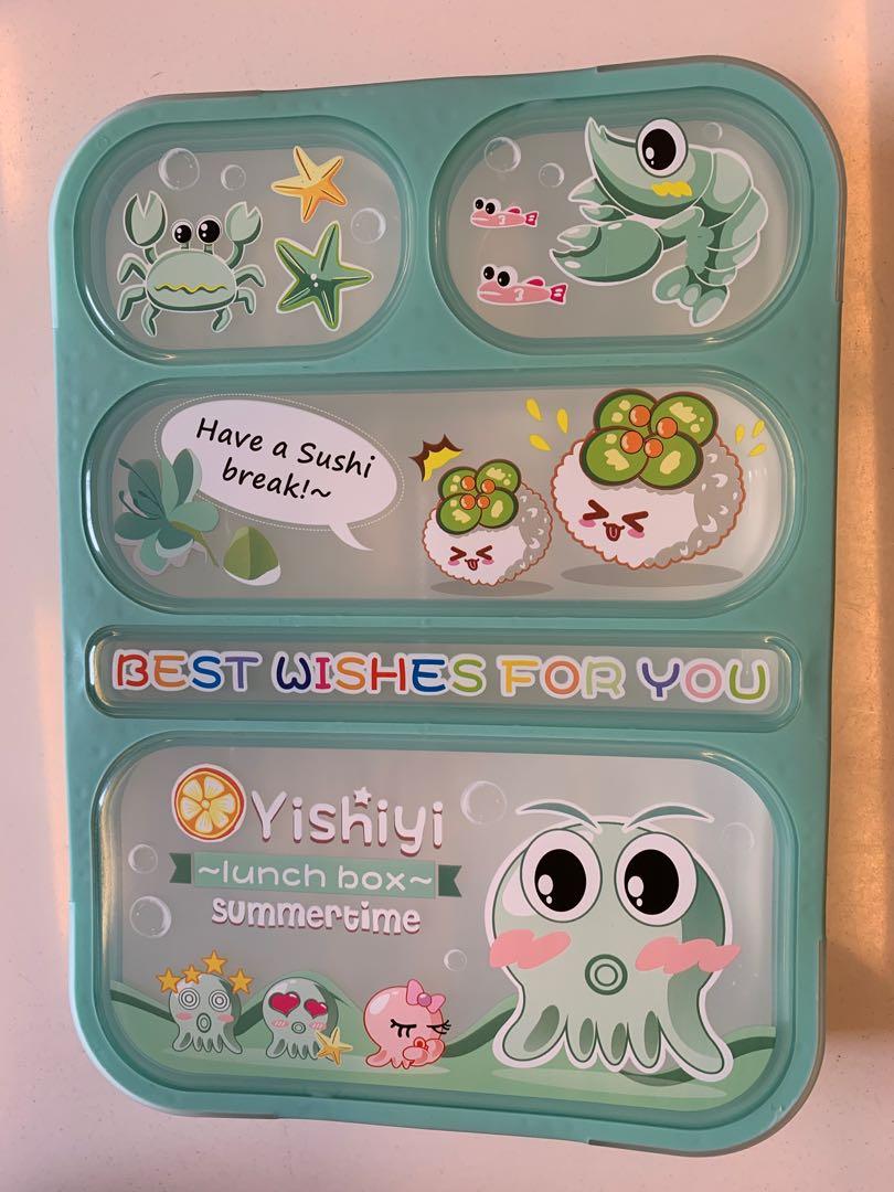 Cute cartoon Kids Lunch Box, Furniture & Home Living, Kitchenware ...