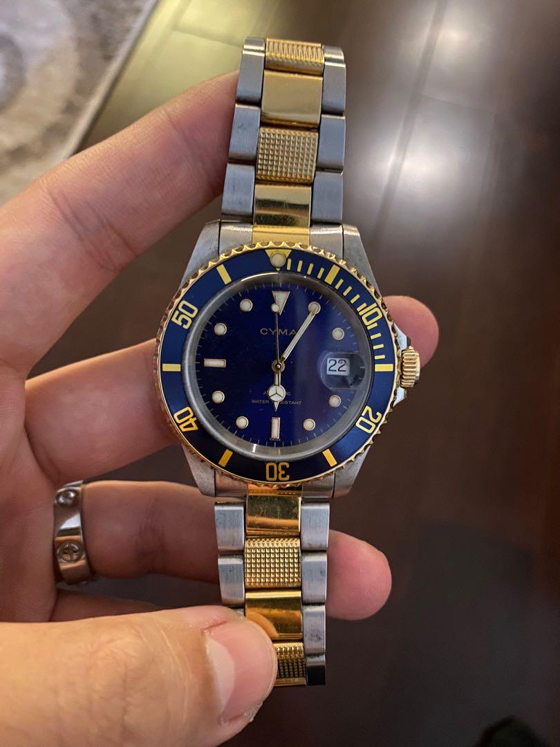 Cyma Submariner, Luxury, Watches on Carousell