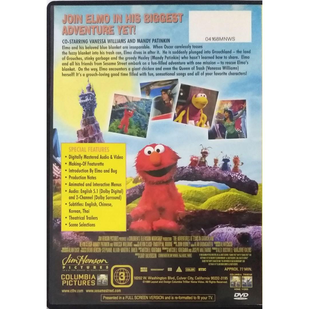 DVD: The Adventures of Elmo in Grouchland, Hobbies & Toys, Music ...