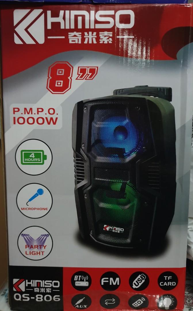 Kimiso portable speaker with mic, Audio, Portable Audio Accessories on ...