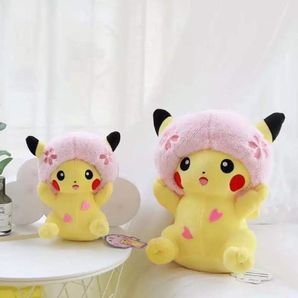 Large Sakura Afro Pikachu, Toys & Games, Stuffed Toys on Carousell