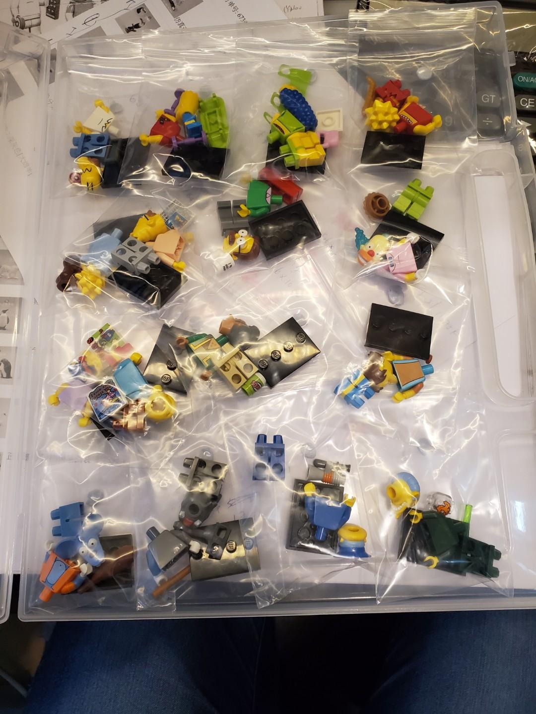 Lego Minifigures 71005 - The Simpsons Series 1 - full set, 興趣及遊戲, 玩具 ...