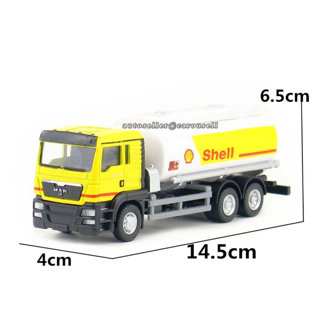 MAN TGS SHELL Oil Tanker Truck 1/64 diecast model, Hobbies & Toys, Toys ...