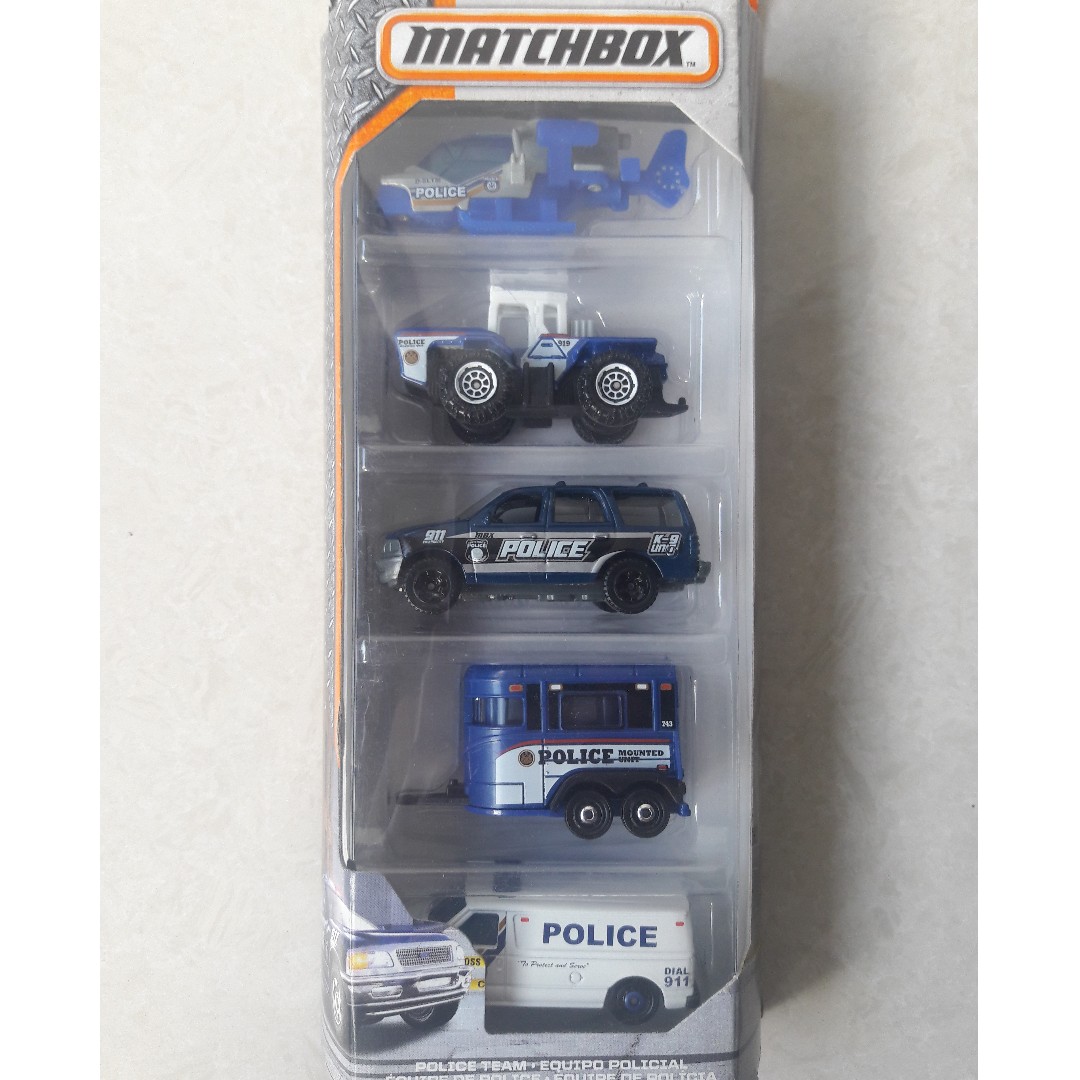 MATCHBOX Police Team set, Hobbies & Toys, Toys & Games on Carousell