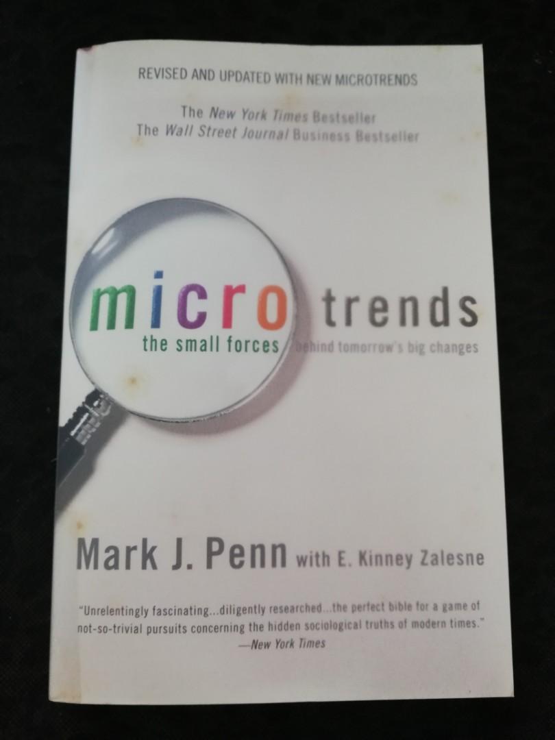 Micro Trends - the small forces behind tomorrow's big changes, Hobbies ...