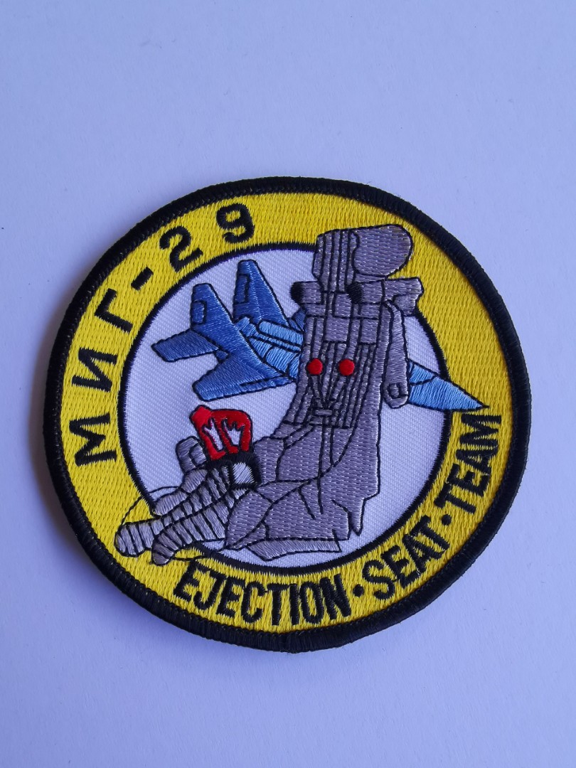 MiG 29 Ejection seat patch, Hobbies & Toys, Collectibles & Memorabilia ...