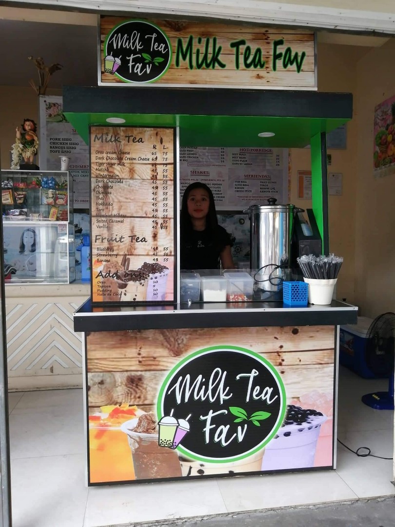 Food Cart Design For Milk Tea at Juan Borger blog